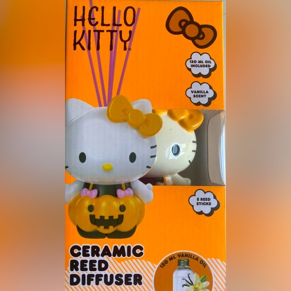 Hello Kitty | Other | Hello Kitty Pumpkin Ceramic Reed Diffuser Vanilla ...